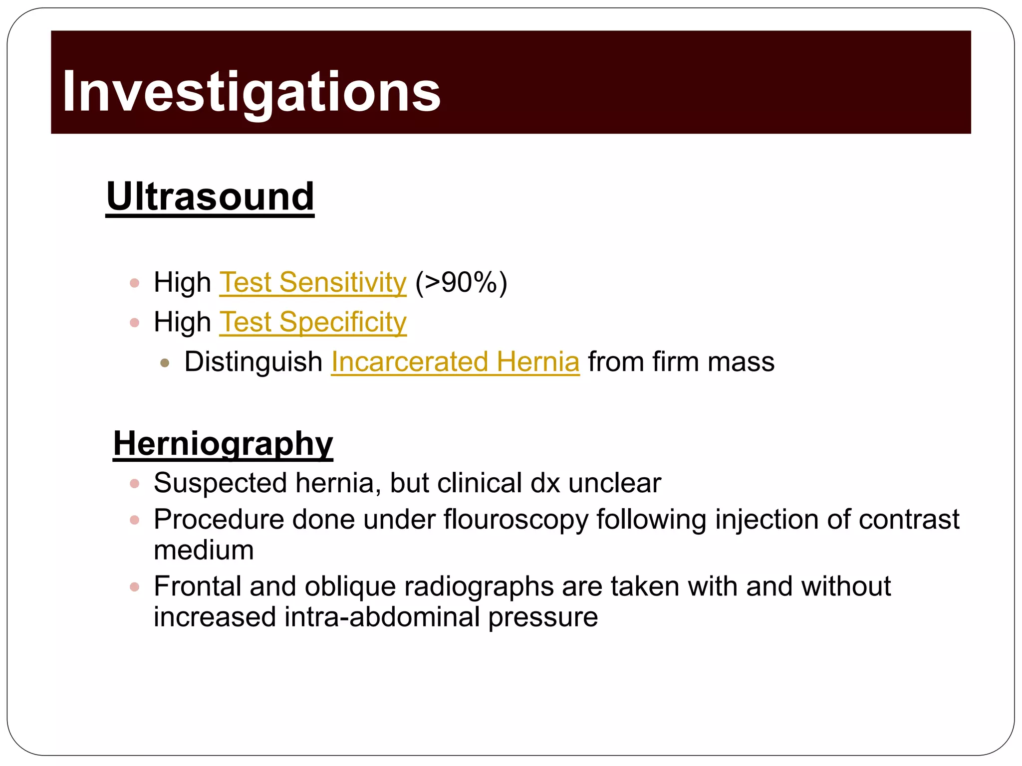 Inguinal hernia | PPTX