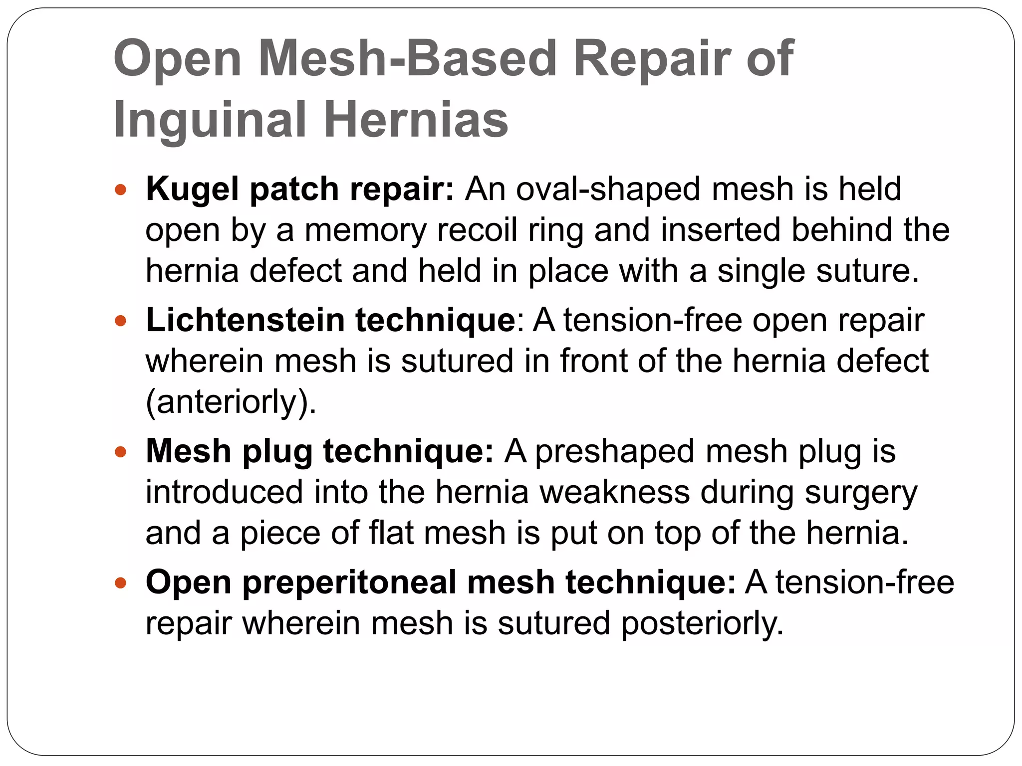 Inguinal hernia | PPTX