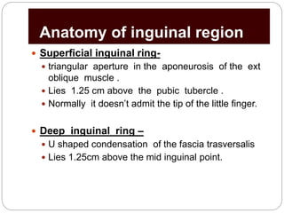 Inguinal hernia | PPTX