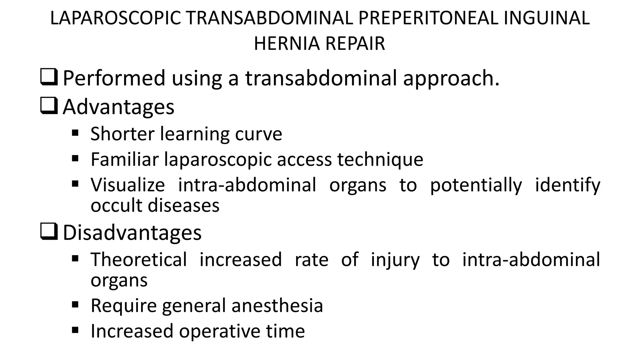 Inguinal hernia and its management | PPTX