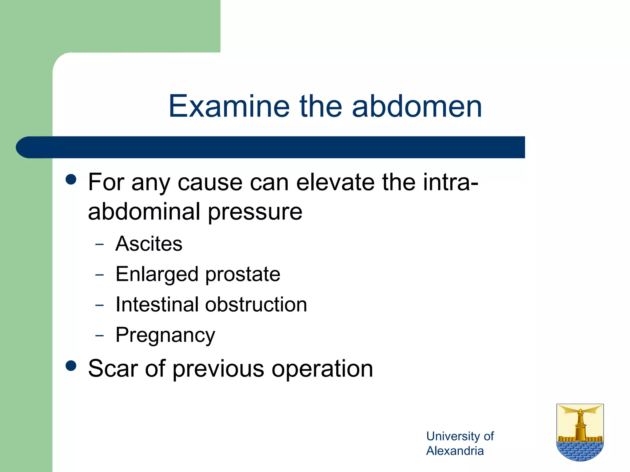 Inguinal hernia examination | PPT