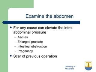 Inguinal hernia examination | PPT