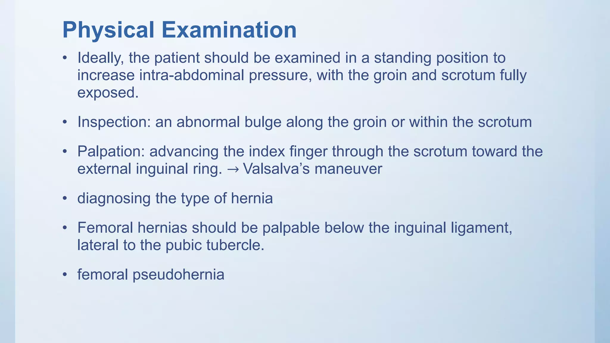 Inguinal hernia presentation | PDF