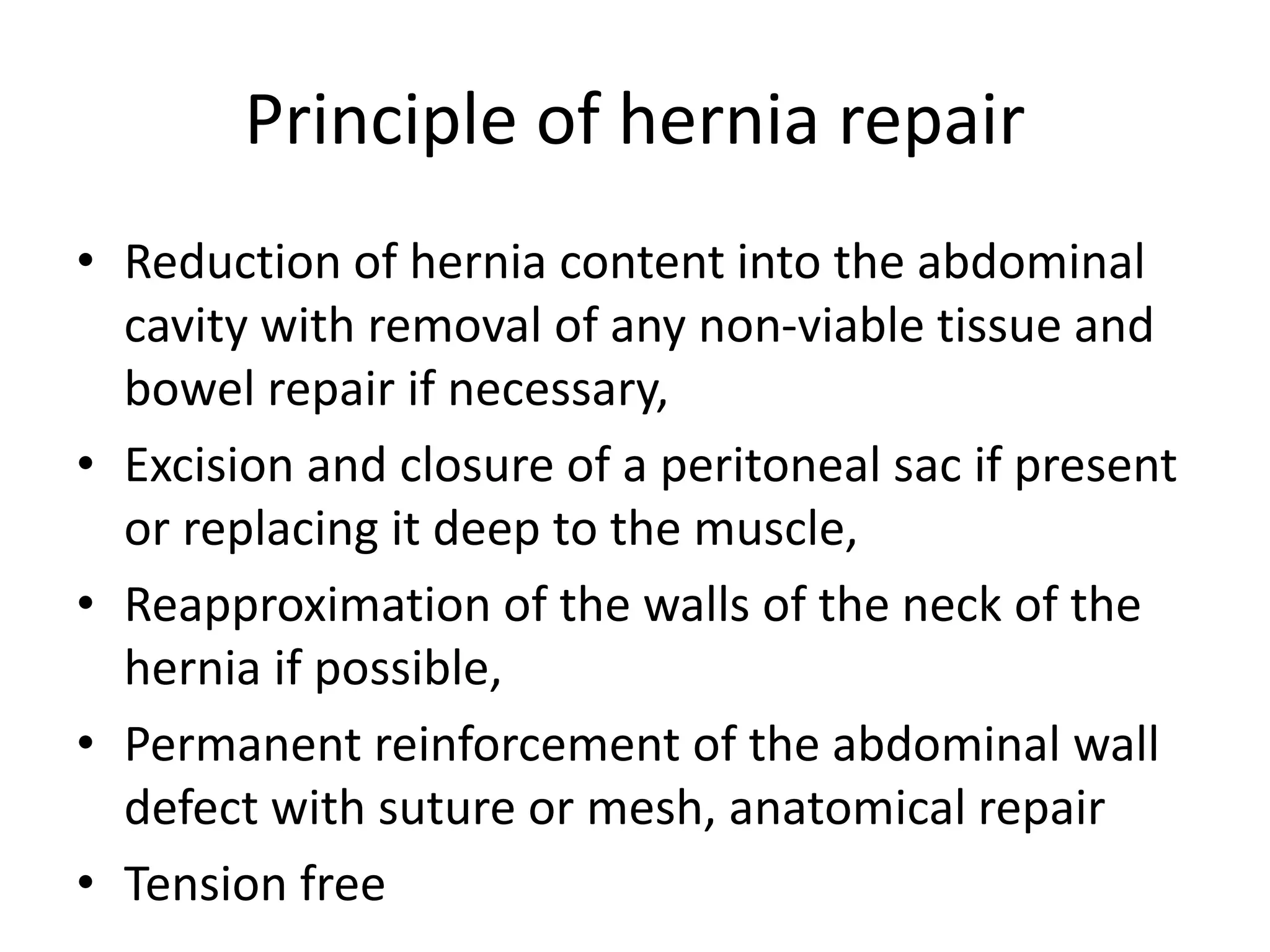 Inguinal hernia repair | PPTX