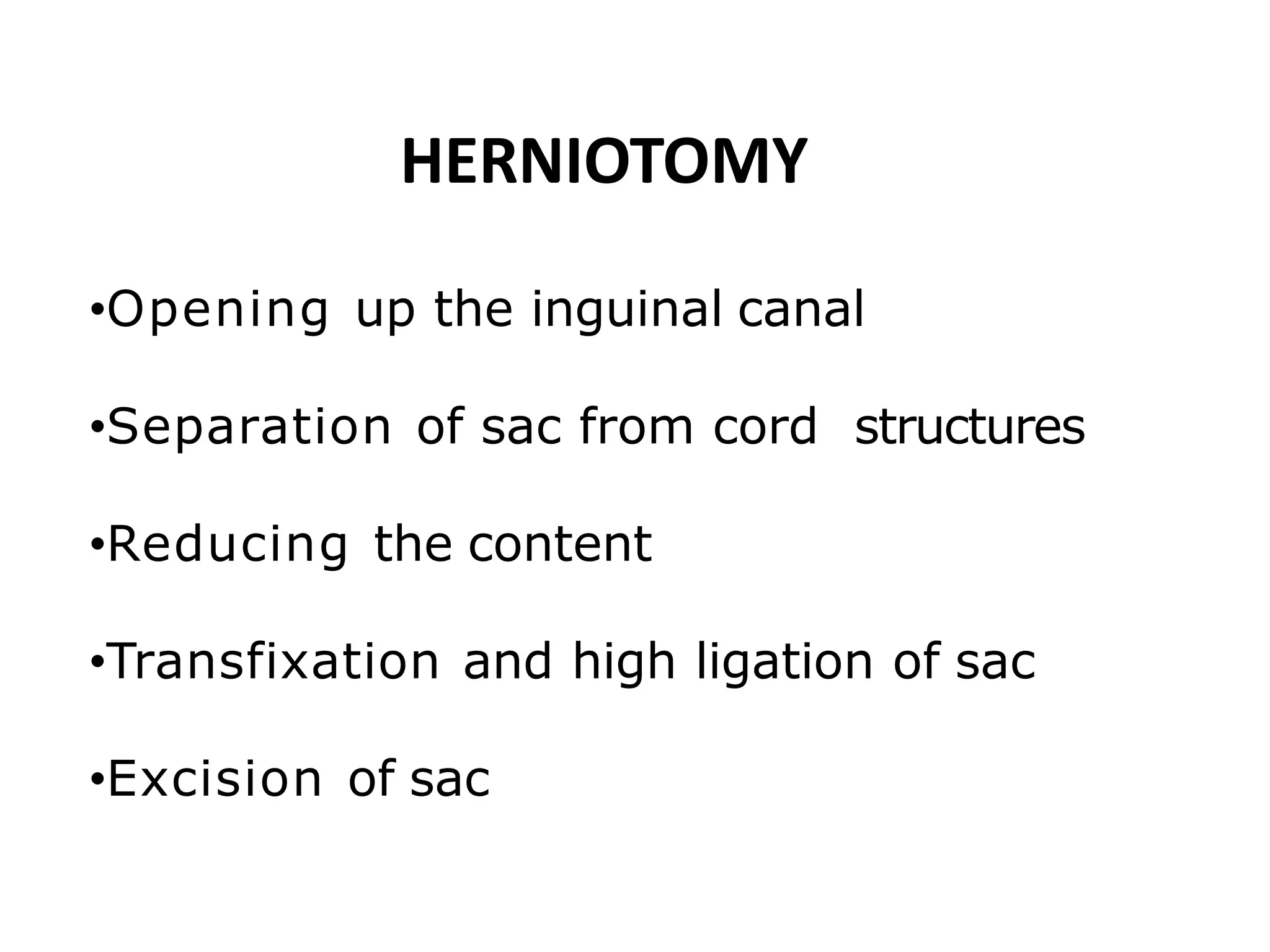 Inguinal hernia repair | PPTX