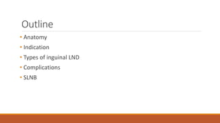 Inguinal LND.pptx