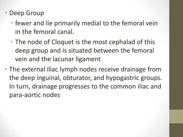 inguinal lymph nodes.ppt | Sexual Conditions | Sexual Health