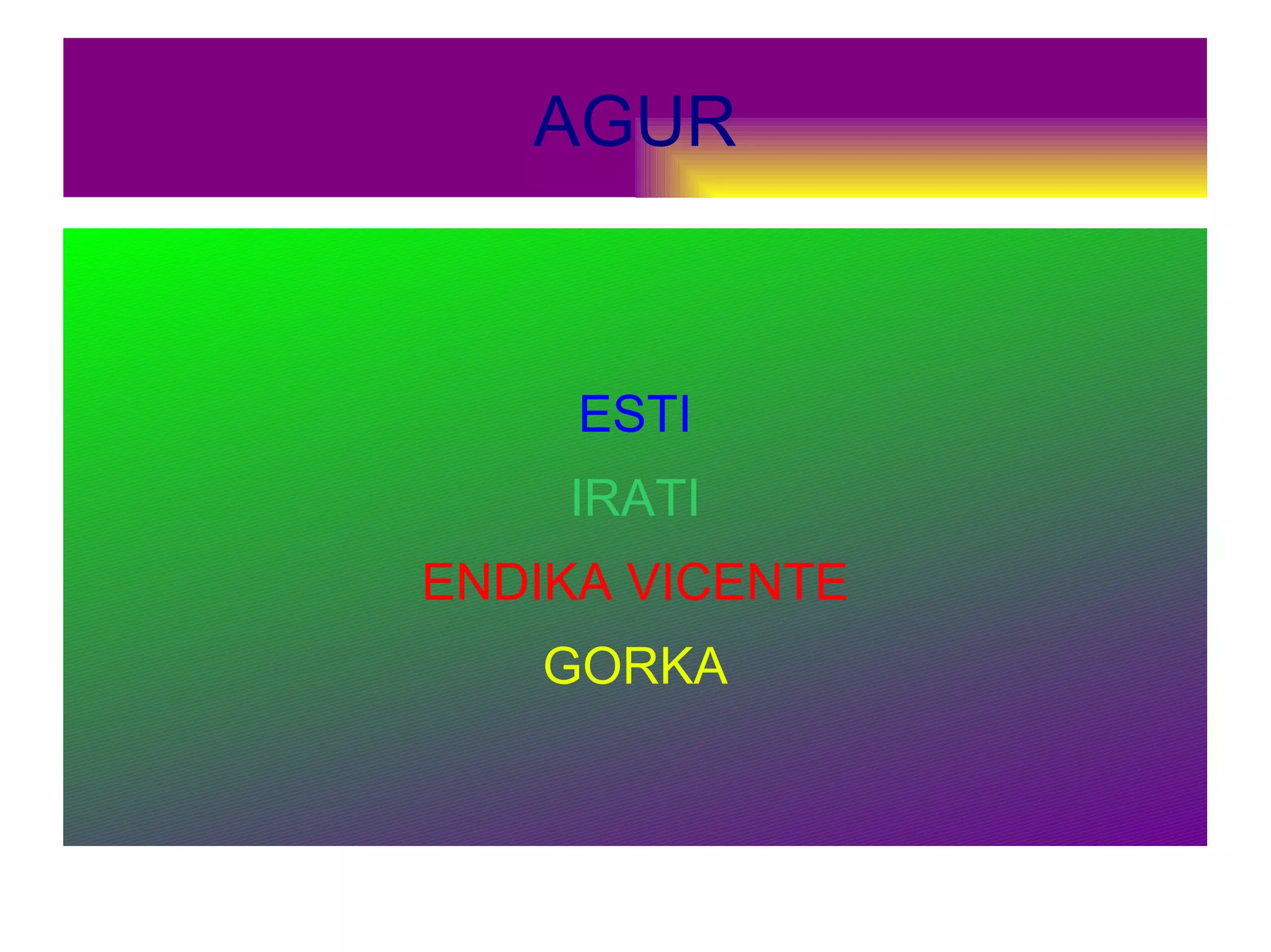 Inguru irati endika esti gorka | PPT