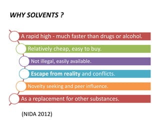 Inhalant abuse | PPTX