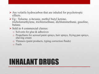 MANAGEMENT OF SUBSTANCE RELATED PSYCHIATRIC DISORDER SEDATIVE, HYPNOTIC ...