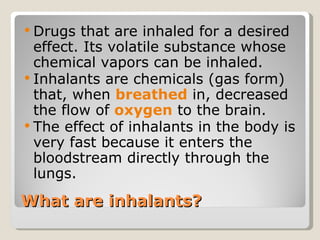 Inhalants | PPT