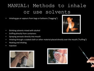 Inhalants and solvents | PPT