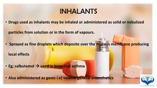Inhalants pdf | PDF | Lung and Respiratory Health | Diseases and Conditions
