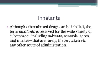 Inhalants teachback | PPT