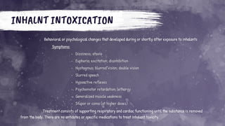 Inhalant Use Disorder | Substance Abuse | Psychiatric Nursing | Juhin J ...