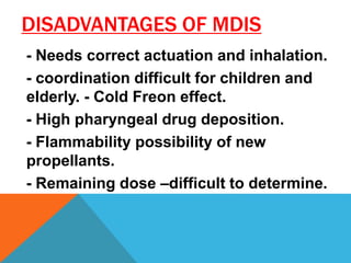 Inhaler medication devices and patient counselling. | PPTX