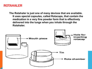 Inhaler medication devices and patient counselling. | PPTX