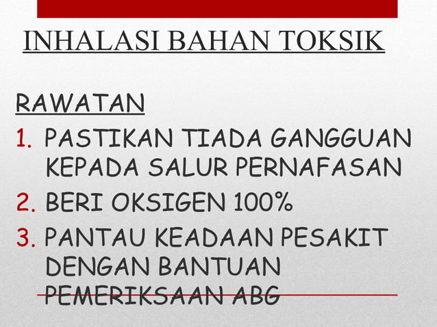 INHALASI TOKSIK | PPT