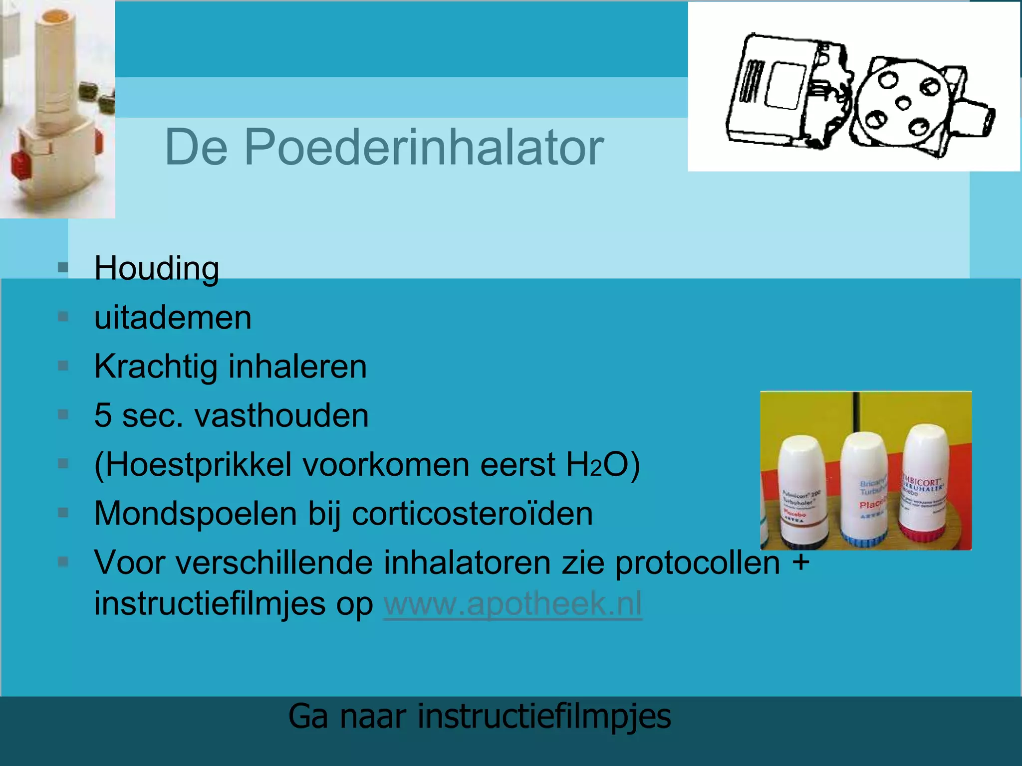 Inhalatiemedicatie | PPTX