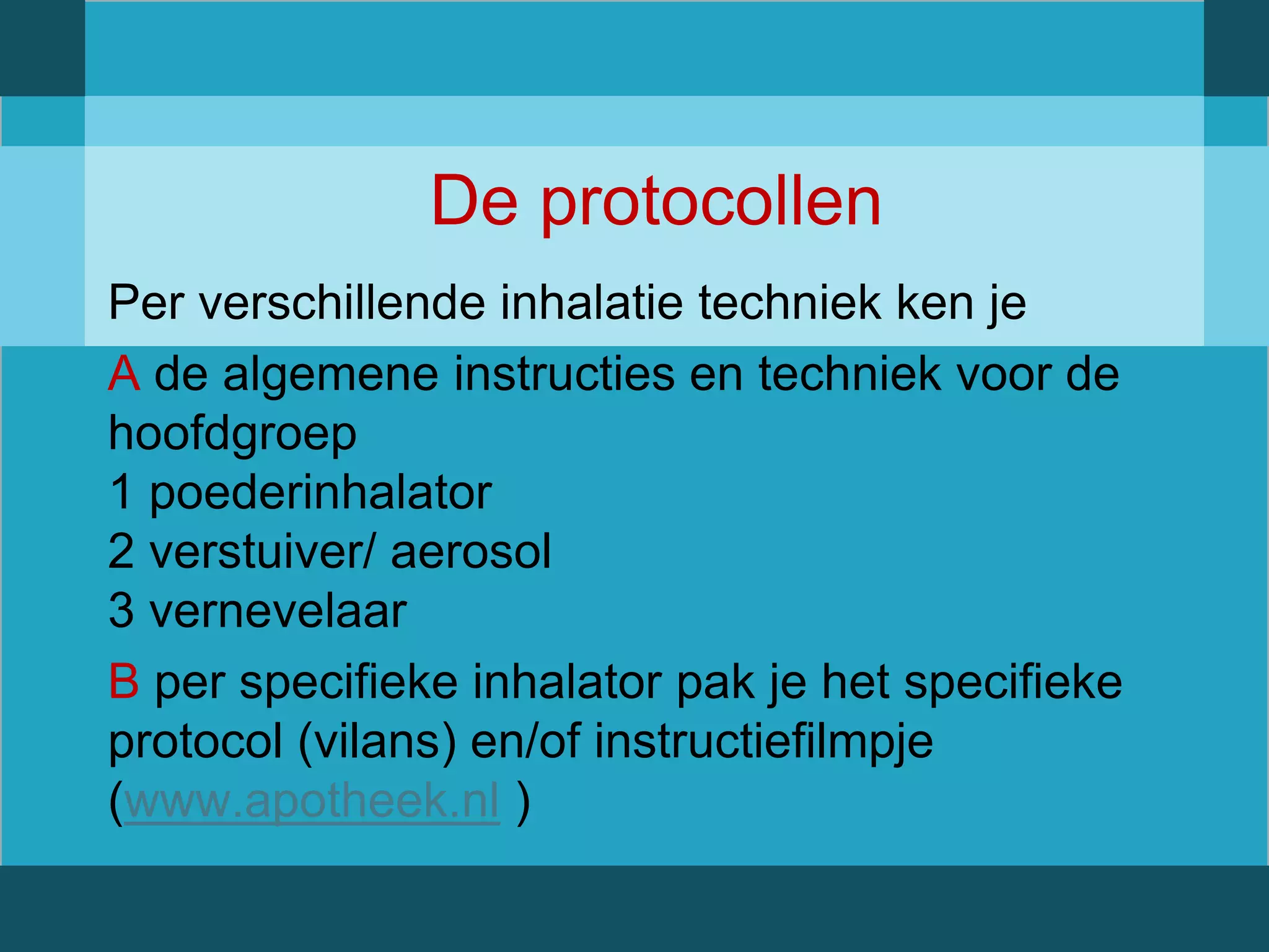 Inhalatiemedicatie | PPTX