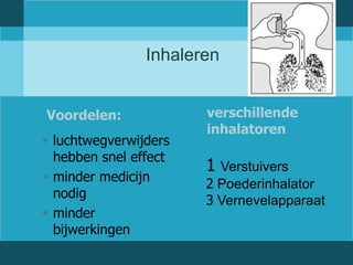 Inhalatiemedicatie | PPTX | Lung and Respiratory Health | Diseases and ...