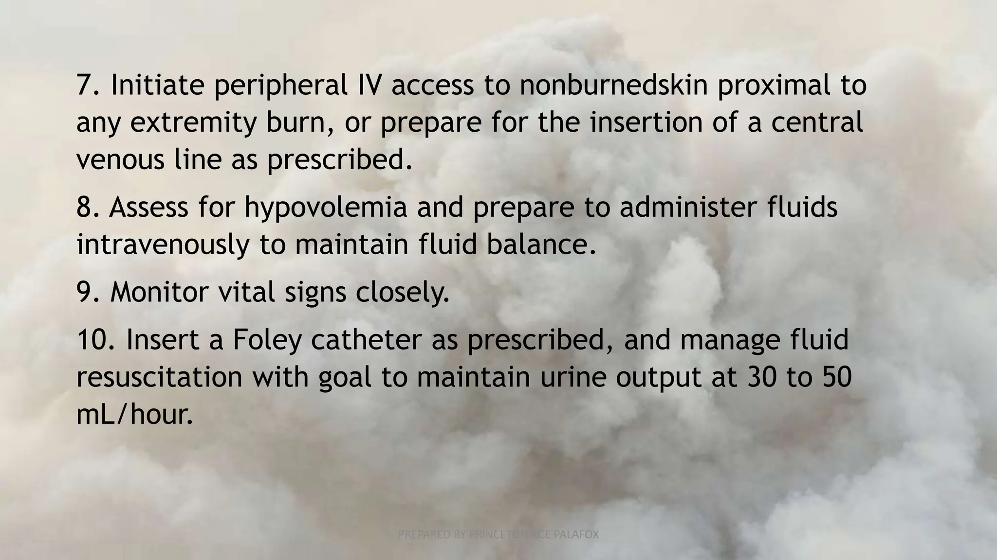 INHALATION-INJURY nursing lesson to prevent complications | PPTX