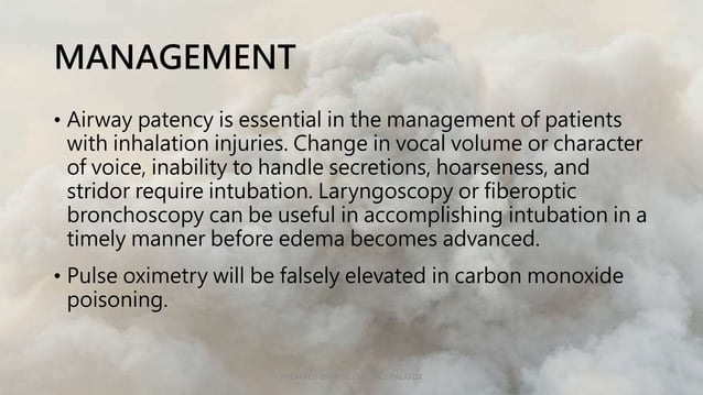 INHALATION-INJURY nursing lesson to prevent complications | PPTX