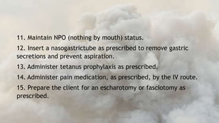 INHALATION-INJURY nursing lesson to prevent complications | PPTX
