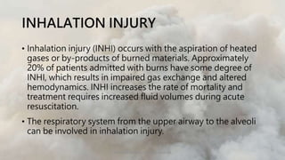 INHALATION-INJURY nursing lesson to prevent complications | PPTX