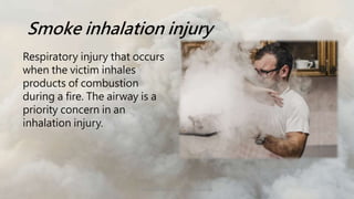 INHALATION-INJURY nursing lesson to prevent complications | PPTX