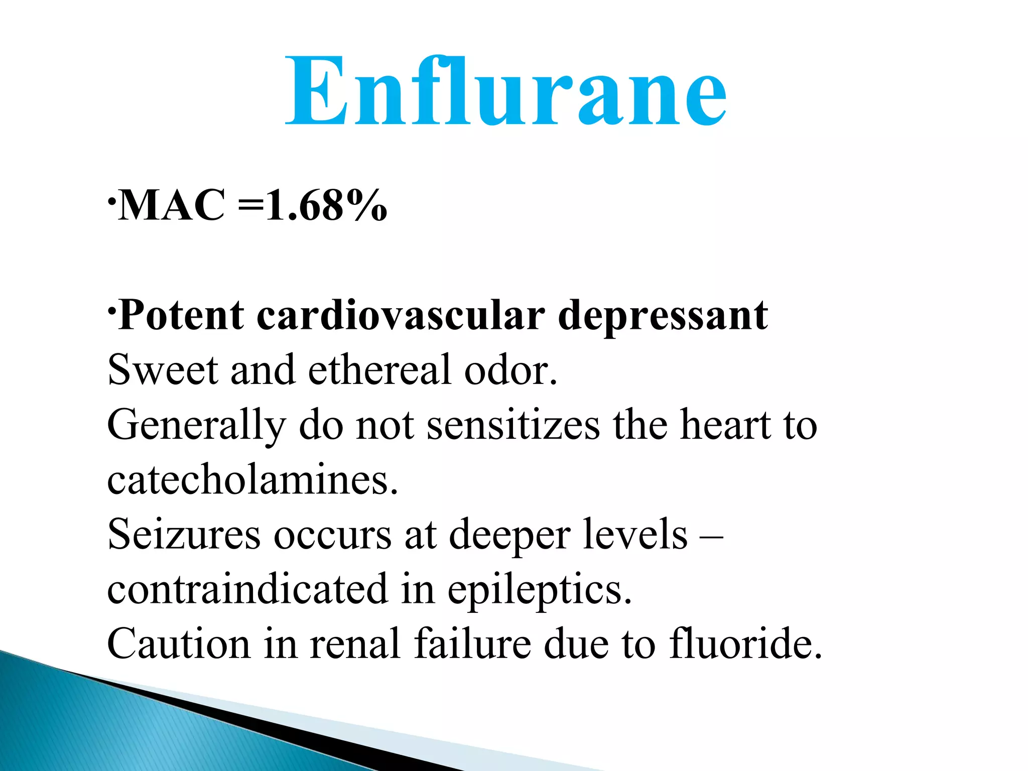 Inhalational Anesthetic Agents | PPT