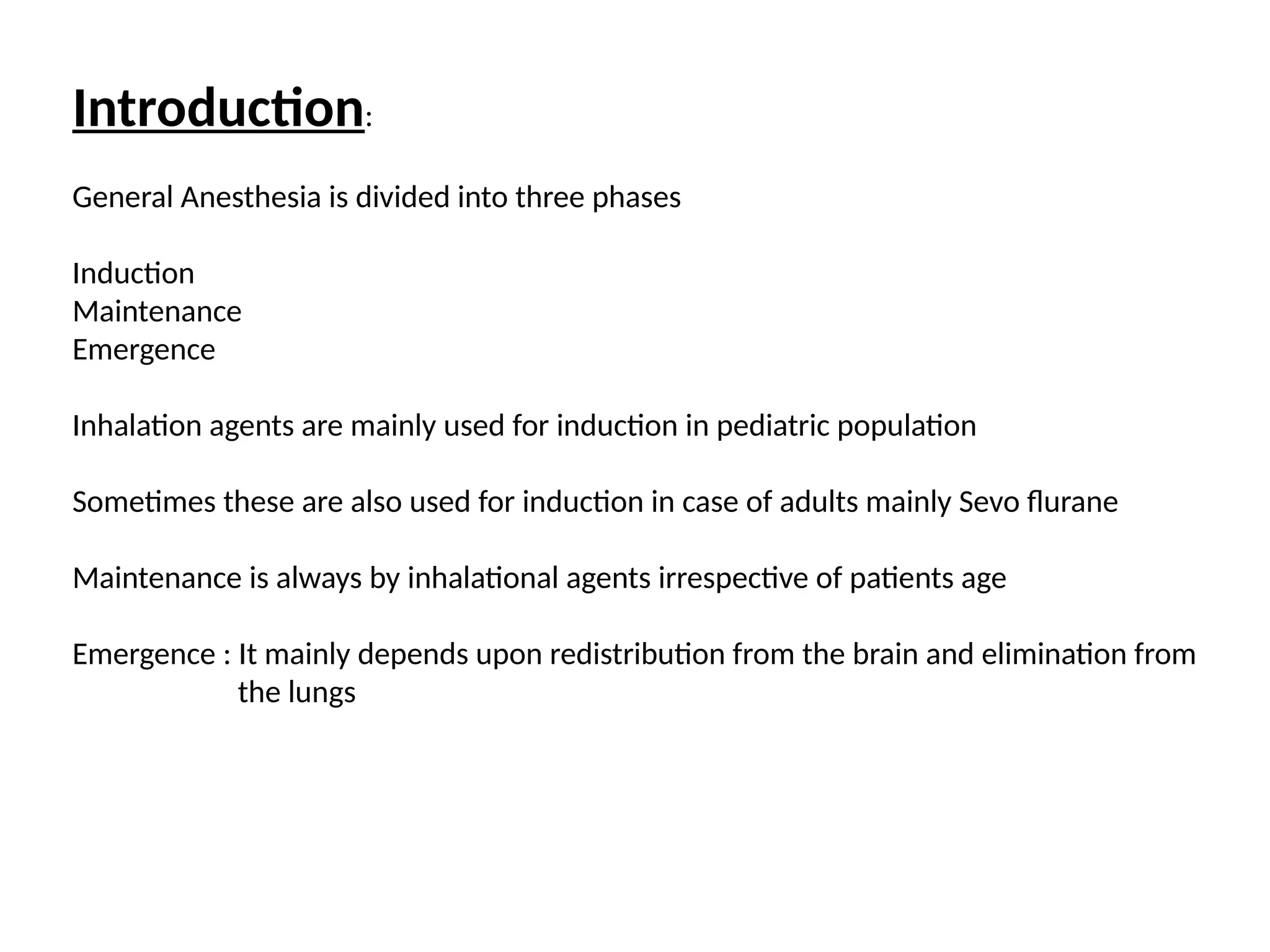 Inhalational agents for Anesthesia students | PPTX