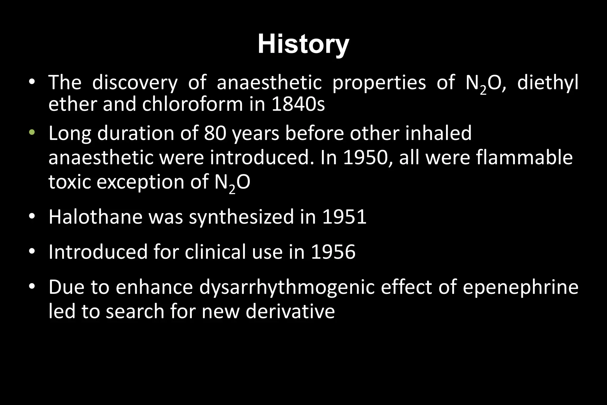 Inhalational Anaesthetic Presentation for PG | PPT