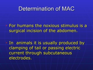 Inhalational anaesthetic agents | PPT