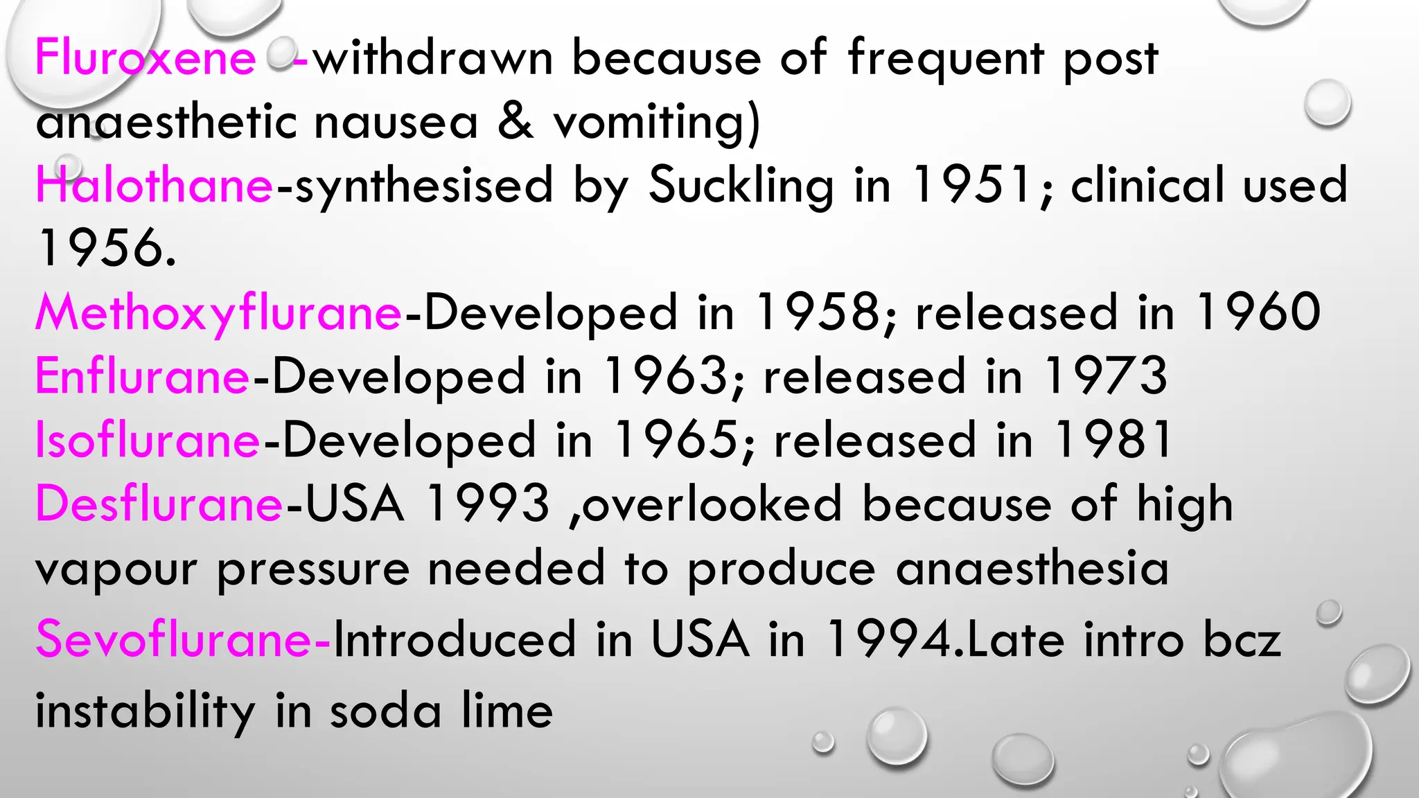 INHALATIONAL ANAESTHETICS 1 DR Julia Chinganga.pptx