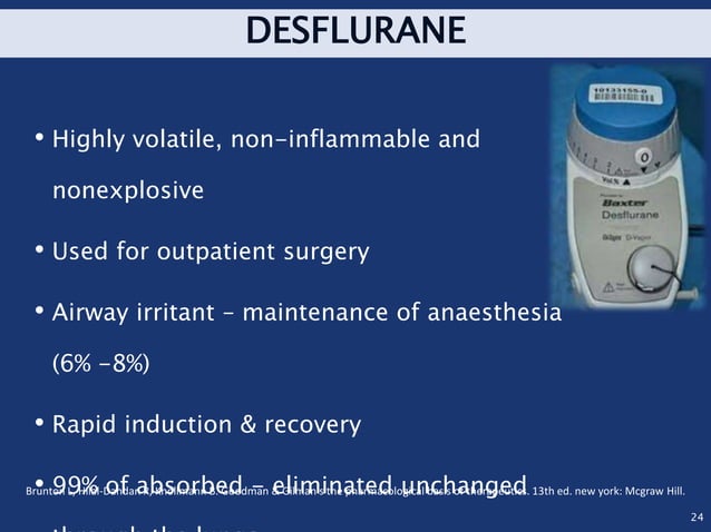 INHALATIONAL ANAESTHETICS PHARMACOLOGY.pptx | Lung and Respiratory ...