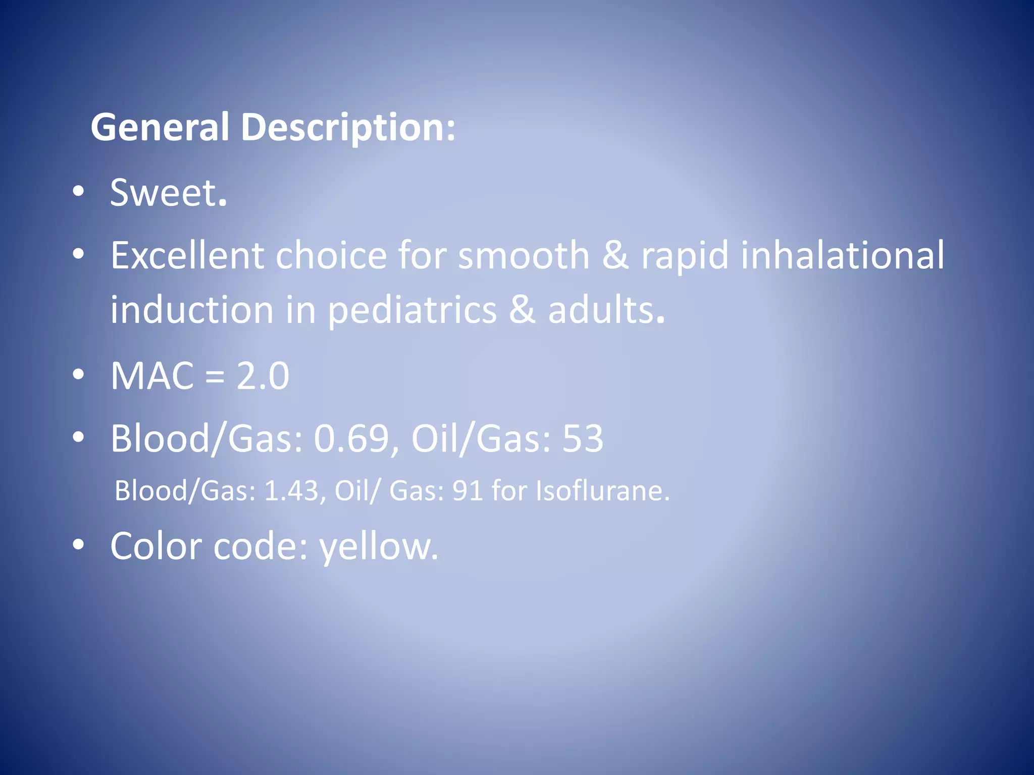 Inhalational Anesthetics; Isoflurane and Sevoflurane.pptx
