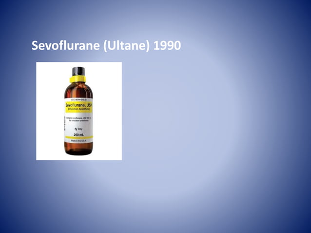 Inhalational Anesthetics; Isoflurane and Sevoflurane.pptx | Lung and ...