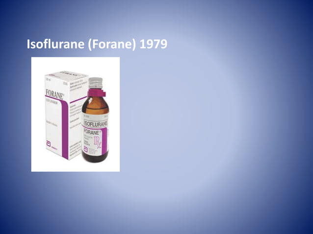 Inhalational Anesthetics; Isoflurane and Sevoflurane.pptx | Lung and ...