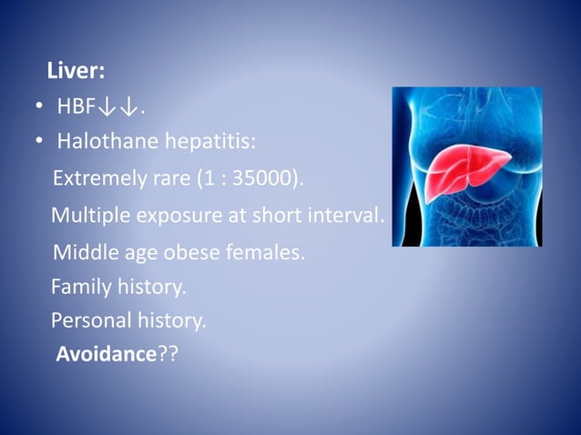 Inhalational Anesthetics; Nitrous Oxide and Halothane.pptx | Lung and ...