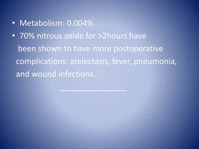 Inhalational Anesthetics; Nitrous Oxide and Halothane.pptx | Lung and ...