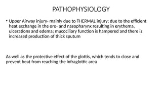 Inhalational Burn in burns and plastic surgery | PPTX