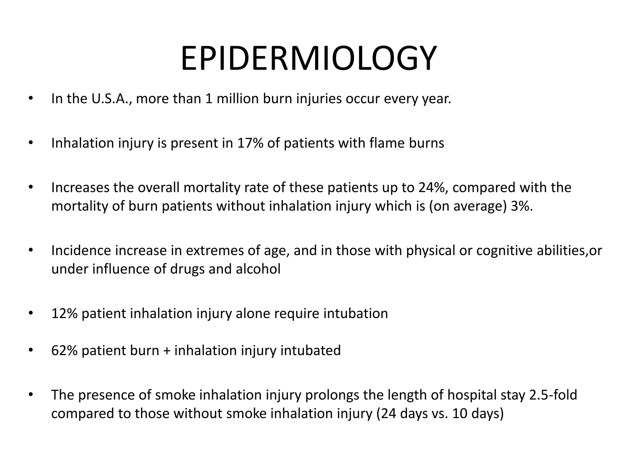 Inhalational burns injury | PPTX