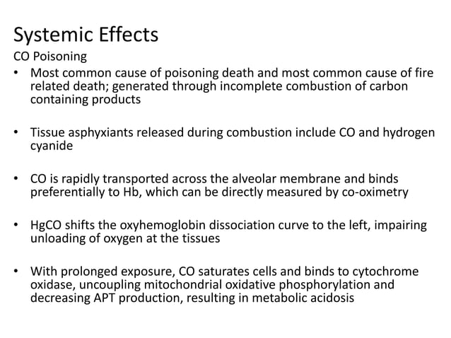 Inhalational burns injury | PPTX | Lung and Respiratory Health ...