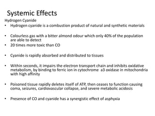 Inhalational burns injury | PPTX