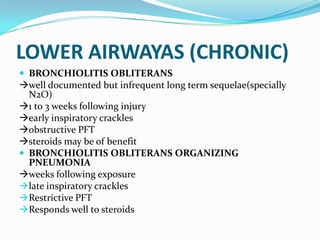 Inhalational injury | PPTX
