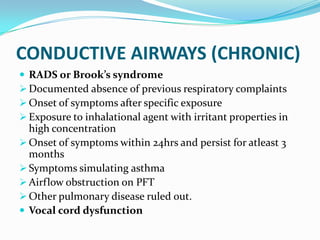 Inhalational injury | PPTX