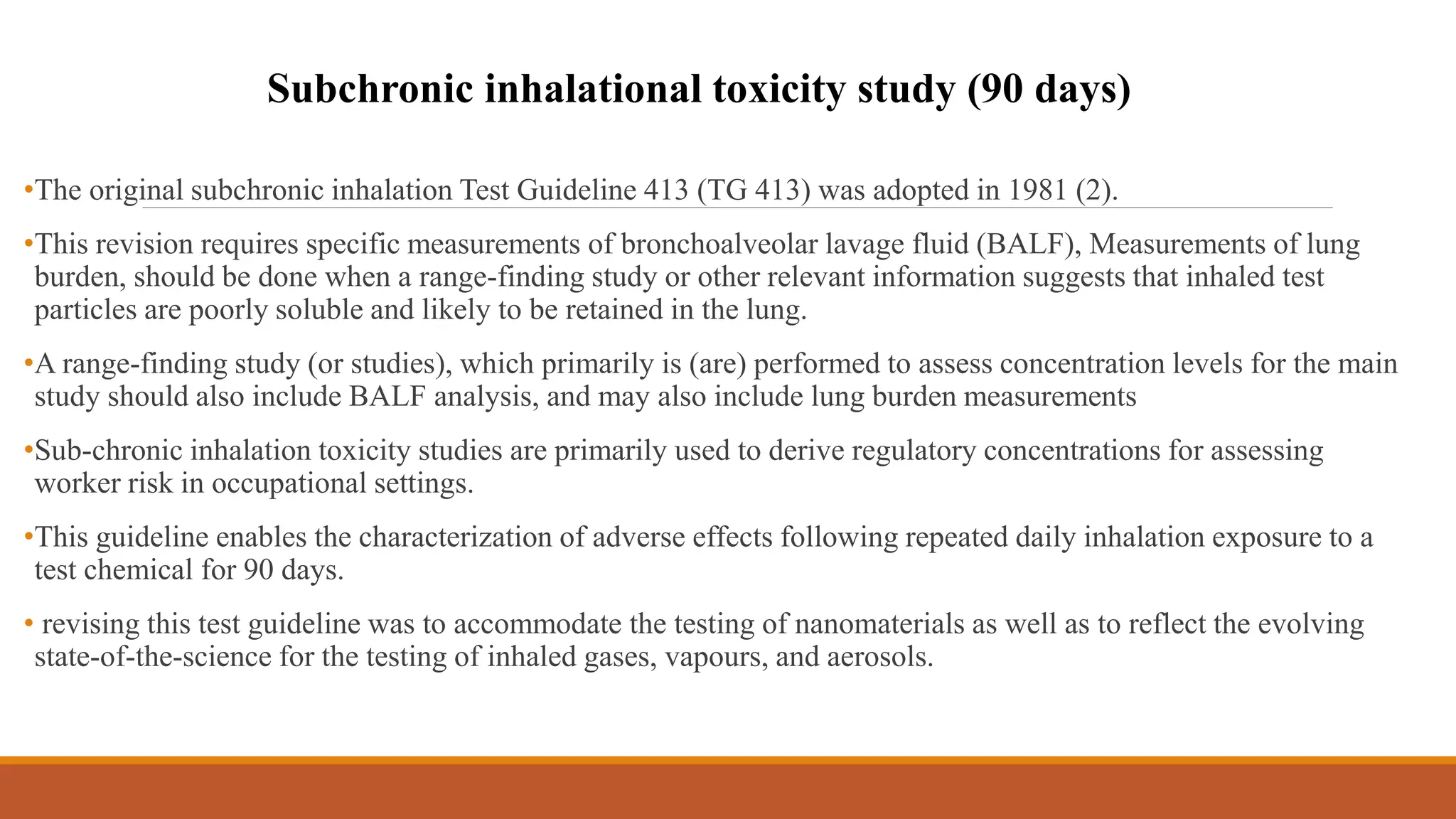 INHALATIONAL TOXICITY STUDIES.M pharmacy | PPTX