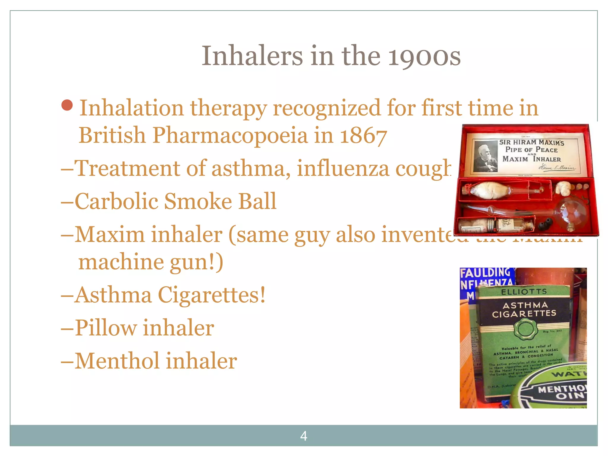 Inhalation analytical techniques 1 | PPT