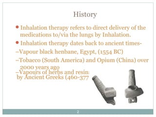 Inhalation analytical techniques 1 | PPT